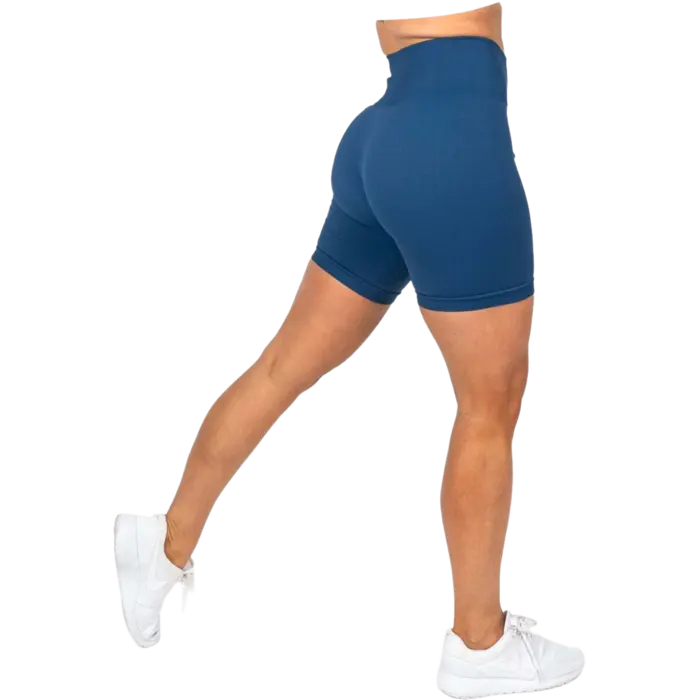 Seamless Biker Shorts Blauw kopen - Sportbroek van XXL